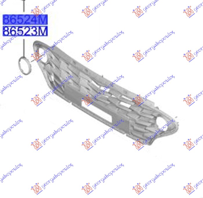POKLOPAC DNEVNOG SVETLA (O) Leva str. HYUNDAI i10 III (2023-) (OEM: 86537-K7000, 86537K7000)