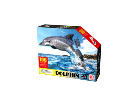 PERTINI Puzzle U Obliku Životinje - Delfin 100 Delova