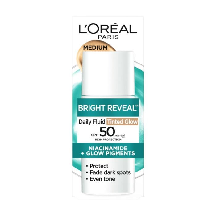 L'Oréal Paris Bright Reveal Tonirani UV fluid SPF50+, 50ml medium