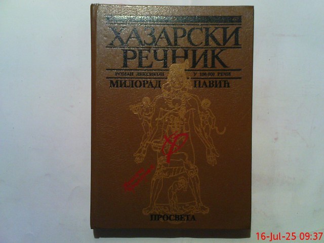 MILORAD PAVIC  -  HAZARSKI RECNIK