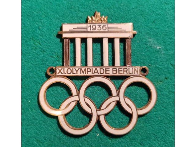 Olimpijske igre Berlin 1936. III Rajh oznaka za auto