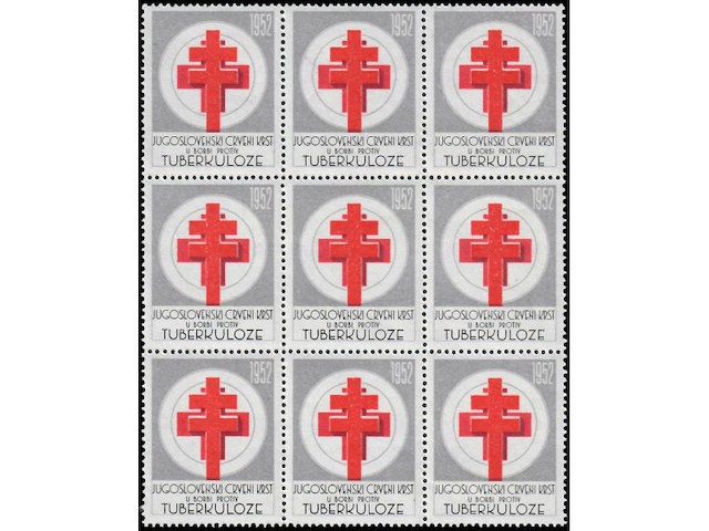 BA-TUBERKULOZA 1952 POLUSJAJNA DEVETERAC