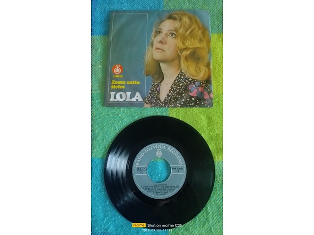 LOLA NOVAKOVIC 1972 - ZNAM ZASTO ZIVIM