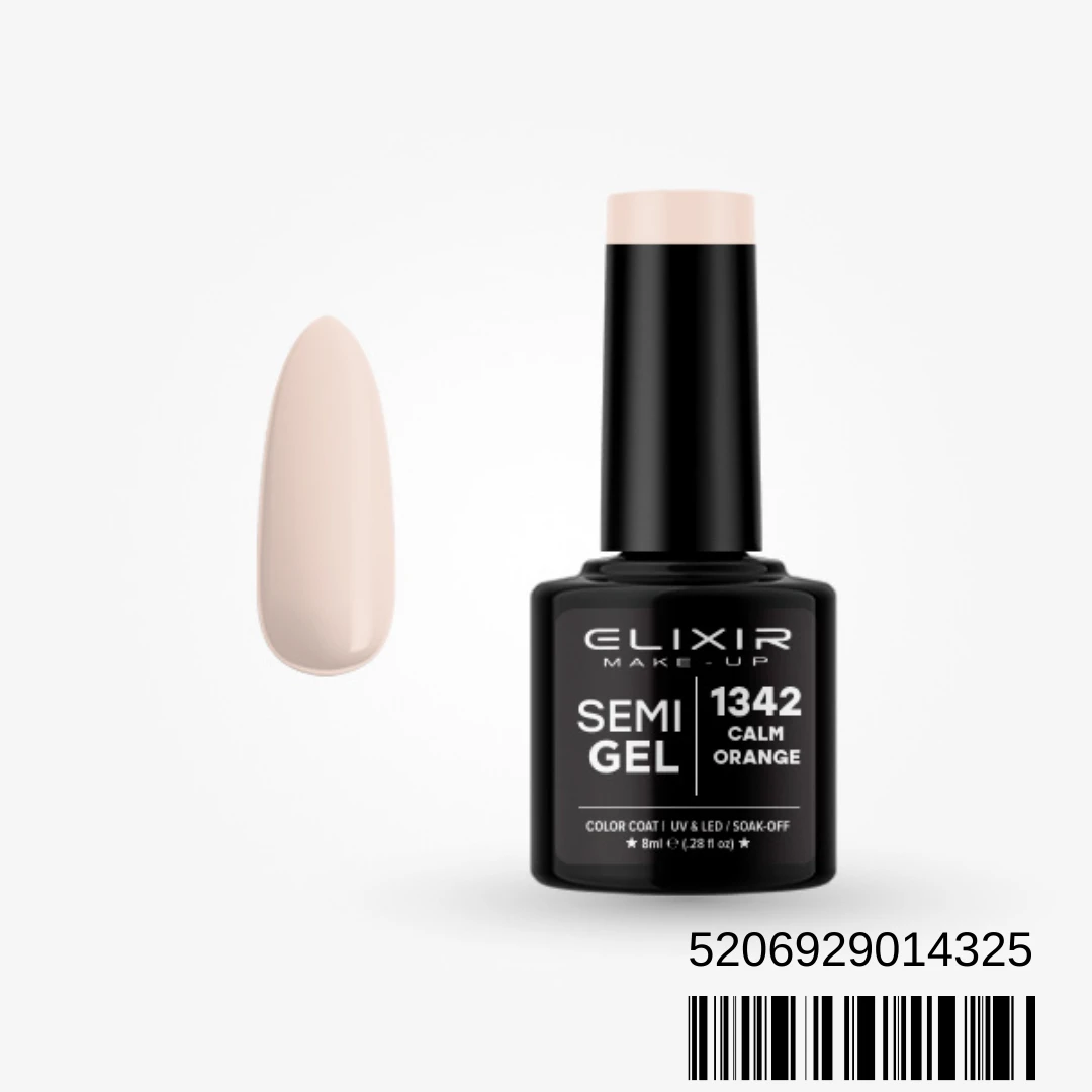ELIXIR SEMI GEL LAK U BOJI 8ML 1342 CALM ORANGE