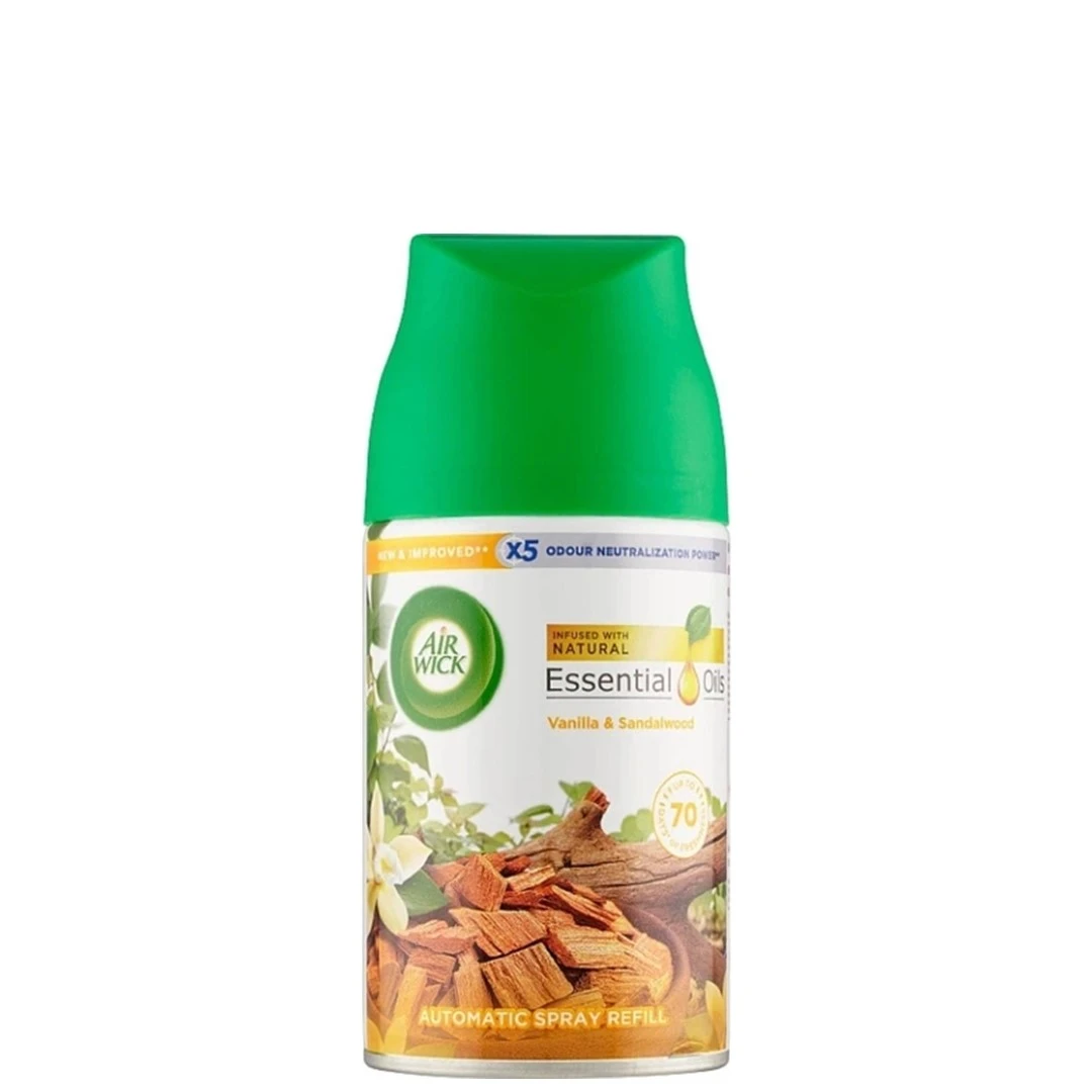 AIRWICK FRESHMATIC REFIL 250ML VANILA&SANDALWOOD