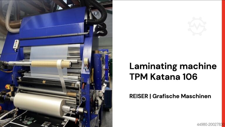 Mašina za laminiranje
TPM Katana 106 Laminiermaschine