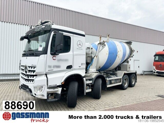 Mobilna betonara
Mercedes-Benz Arocs 3251 8x4/4, Betonmischer Liebherr ca. 9m³