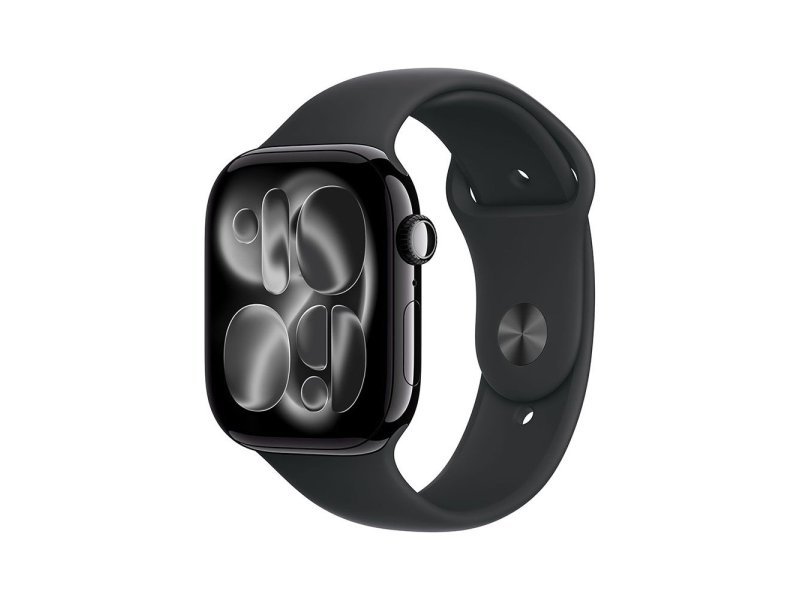 APPLE WATCH S11 GPS 42MM JET BLACK ALUMINIUM CASE WITH BLACK SPORT BAND – S/M (MEQT4ET/A)