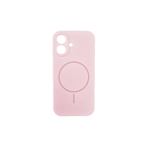 SILIKONSKA FUTROLA MAGSAFE LUX IPHONE 17 PUDER ROZE