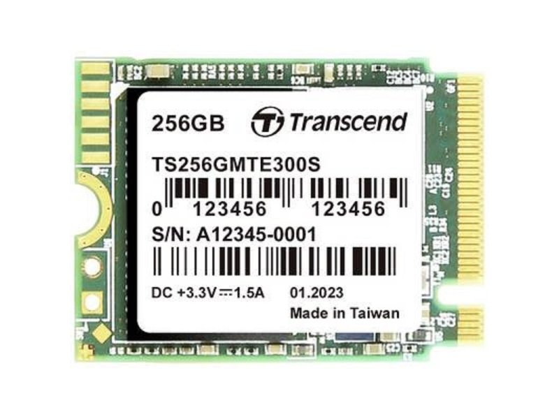 TRANSCEND 256GB M.2 2230 NVME SSD (TS256GMTE300S)