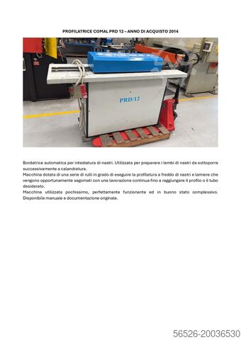 Automatska kantarica za obradu ivica
CO.MA.L. PRD/12