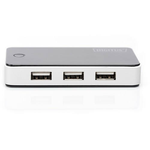 DIGITUS USB hub 2.0 7 porta sivi