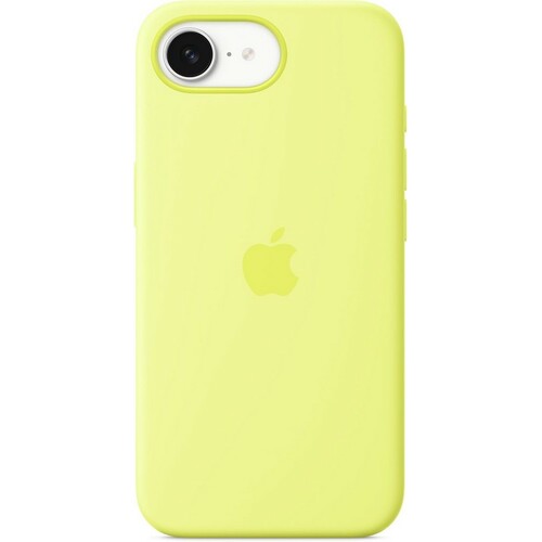 APPLE iPhone 16e Silicone Case – Neon Yellow mgyw4zm/a