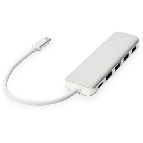DIGITUS USB-C hub 4 USB 3.0 porta + PD