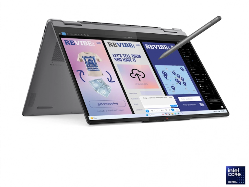 Laptop LENOVO Yoga 7 2in1 14ILL10 DOS/14" 2.8K OLED/U7-258V/32GB/1TB/BKLT SRB/siva