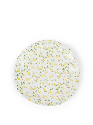 TANJIR OD FINOG PORCELANA SA MOTIVOM ŽUTOG CVEĆA R26CM