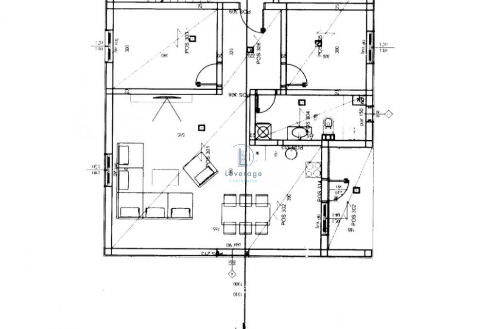 Dvoiposoban stan na prodaju, 79m2, 104.280€