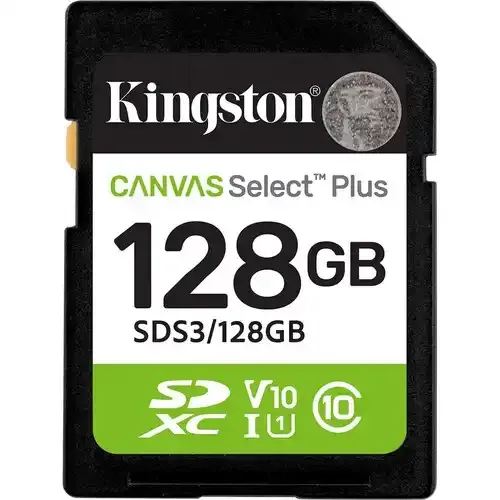SD Card 128GB Kingston Canvas Select Plus SDR3/128GB