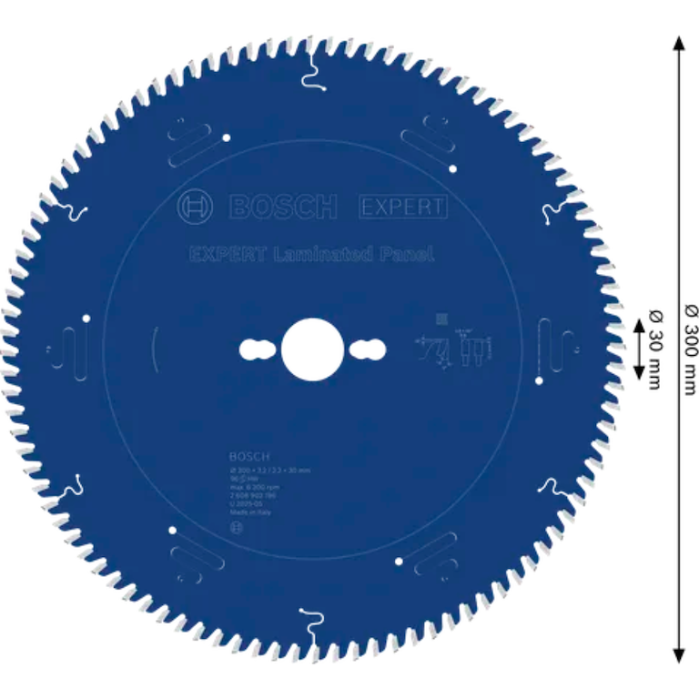 Bosch – EXPERT List kružne testere za laminirane panele 300x30x3,2/2,2x96T – 2608902196