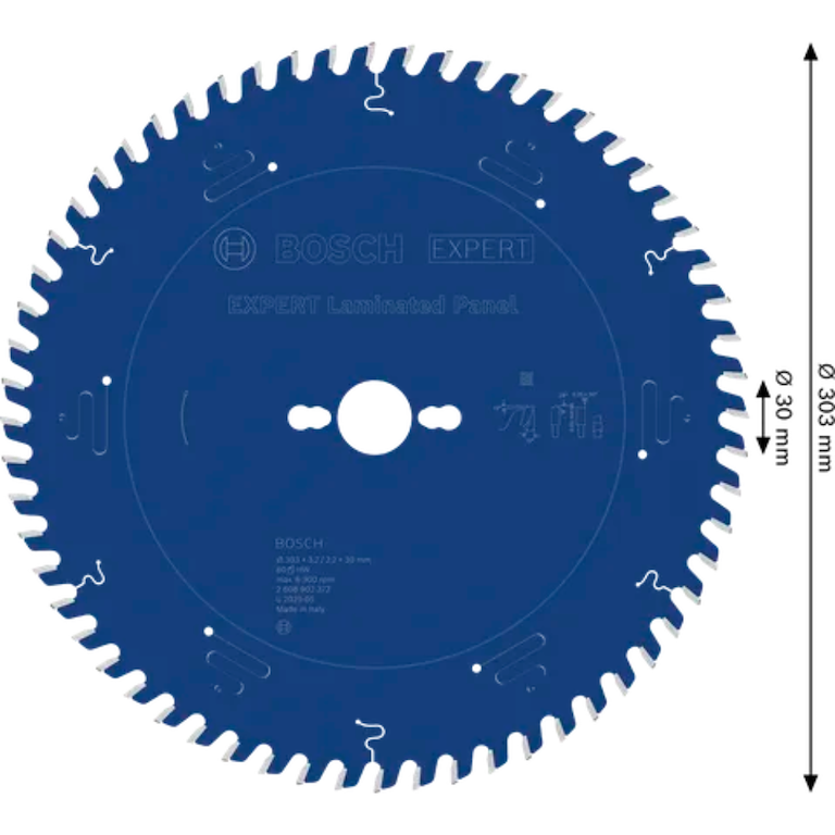 Bosch – EXPERT List kružne testere za laminirane panele 303x30x3,2/2,2x60T – 2608902372