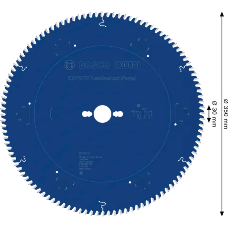 Bosch – EXPERT List kružne testere za laminirane panele 350x30x3,5/2,5x108T – 2608902198