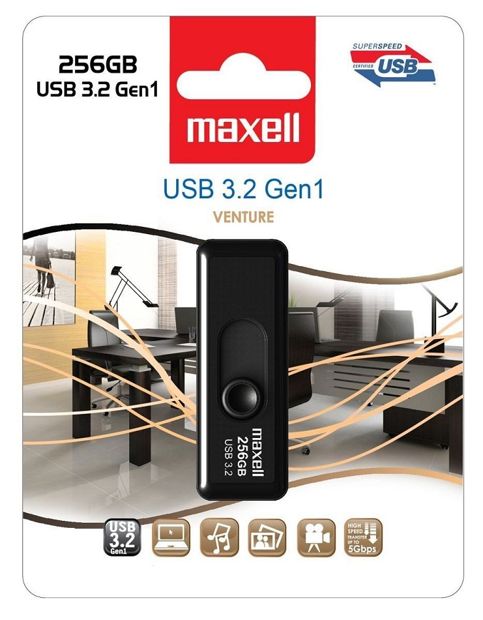 MAXELL USB 256GB VENTURE 3.2 GEN 1