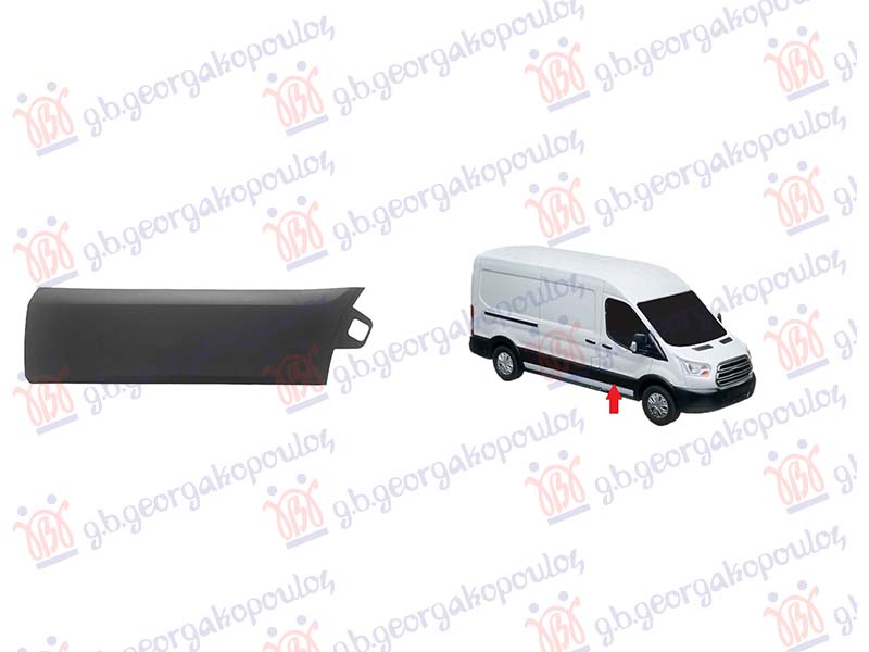 LAJSNA VRATA PLASTICNA SIVA Desna str. FORD KUGA (2016-2020) (OEM: 1874792)