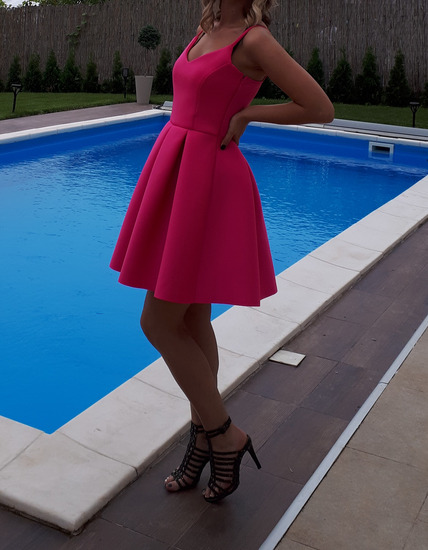 Haljina -BLONDY Pink- AKCIJA+BESPLATNA POŠTARINA
