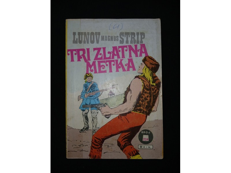 LMS 224 TRI ZLATNA METKA