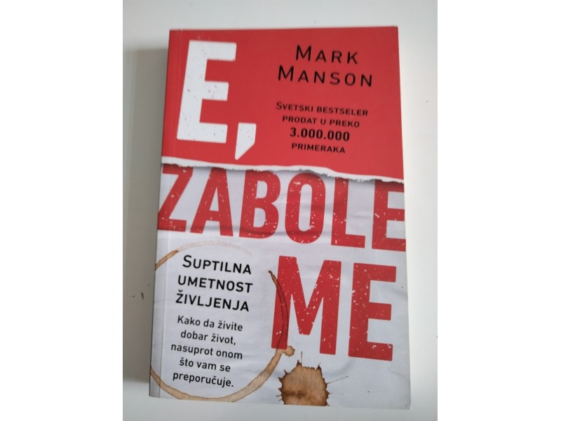 E, zabole me Mark Manson