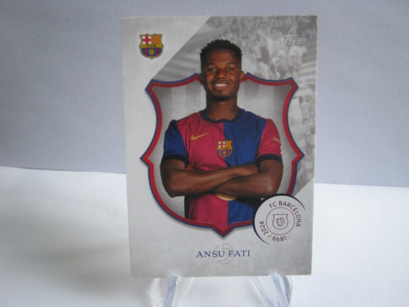 TOPPS FC BARCELONA 125 LEGACY : 19 ANSU FATI