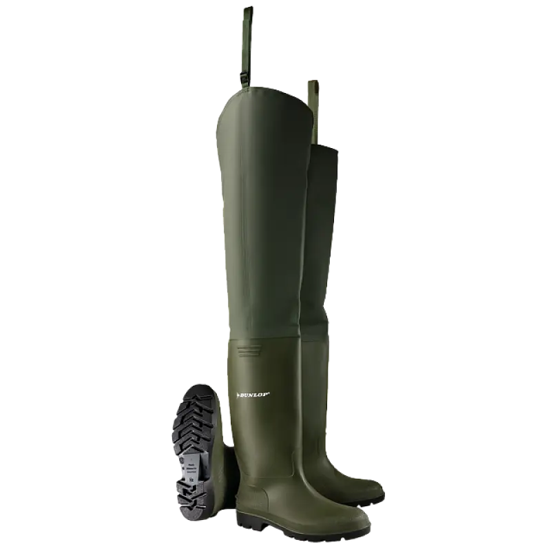 Dunlop Ribarske čizme Pricemastor Thigh Wader,zelene, 44 (1020057782501044)