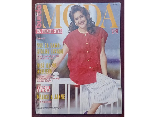 Burda Moda, 2/91, Za puniji stas.