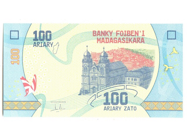 Madagascar 100 ariary 2022 UNC