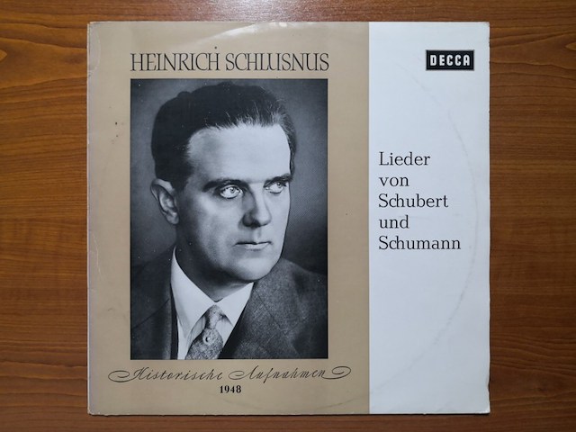 Heinrich Schlusnus - Lieder Von Schubert Und Schumann