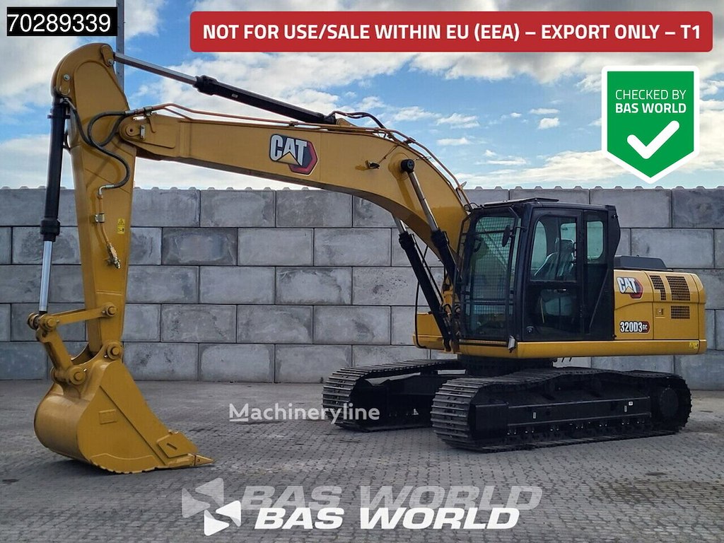 Novi Caterpillar 320 D3 GC bager guseničar