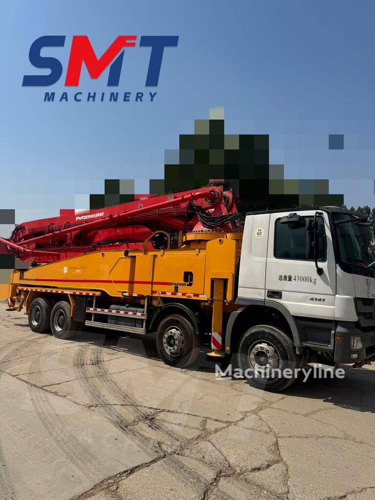 Putzmeister 49m pump on benz Actros 4141 euro 3 pumpa za beton