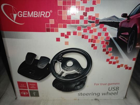 Gembird STR-Raceforce volan za igranje sa pedalama