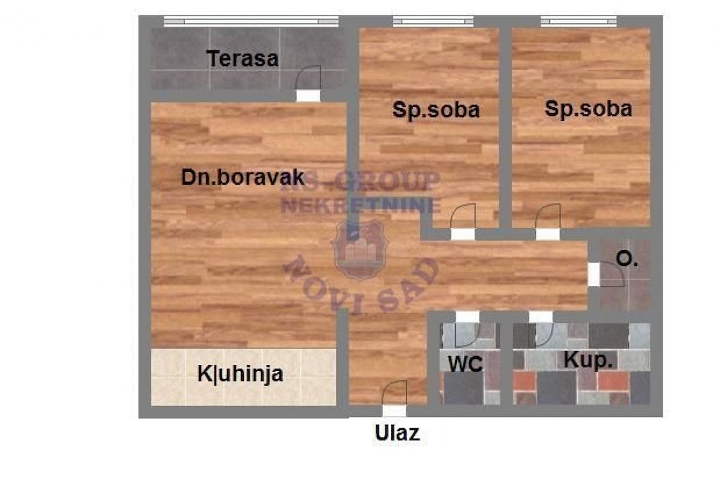 Bulevar patrijarha Pavla, 3. 0 trosoban, 63 m²