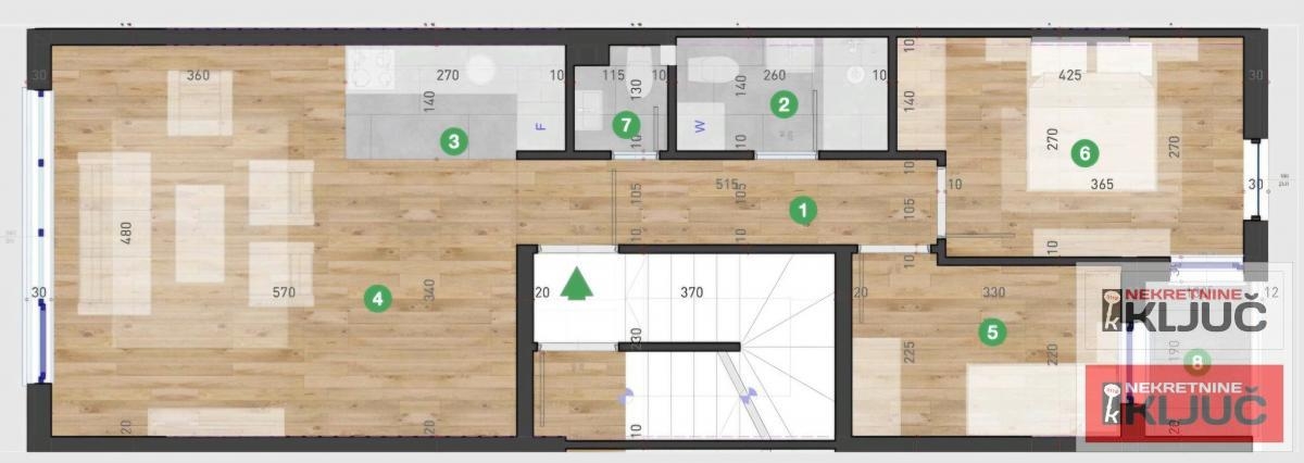 TELEP. 59m2, Trosoban sa pdv