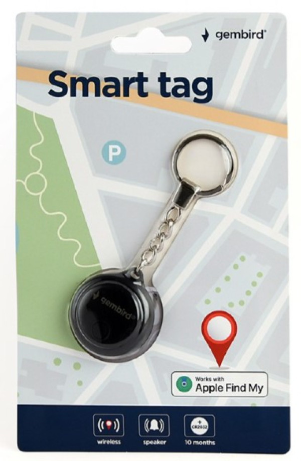 TA-TAG-01-BK Gembird Smart Tag, Black