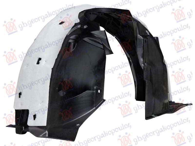 POTKRILO PLASTICNO (HIBRID) (SA ZVUCNOM IZOLACIJOM) (A KVALITET) Leva str. PEUGEOT 208 II (2019-2023) (OEM: 9859563980)
