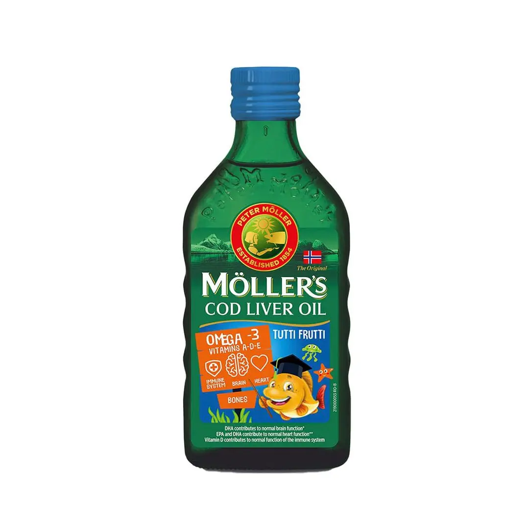 Moller’s Omega 3 Ulje Jetre Bakalara Tutti Frutti 250ml