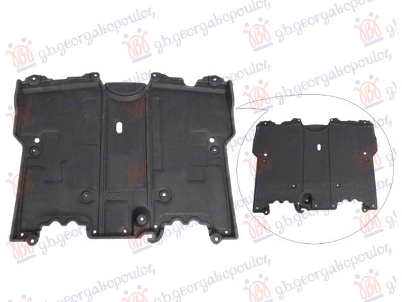 ZASTITA MOTORA CENTRALNA PLASTICNA TOYOTA bZ4X (2023-) (OEM: 51495-46010, 5149546010)