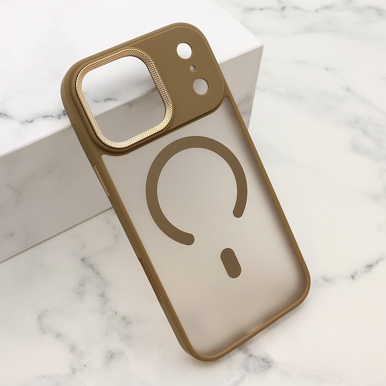 Maska SILKY MagSafe II za iPhone 17 Pro Max (6.9) zlatna