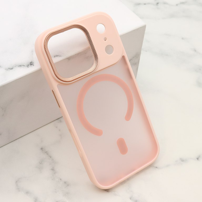 Maska SILKY MagSafe II za iPhone 17 Pro (6.3) roze