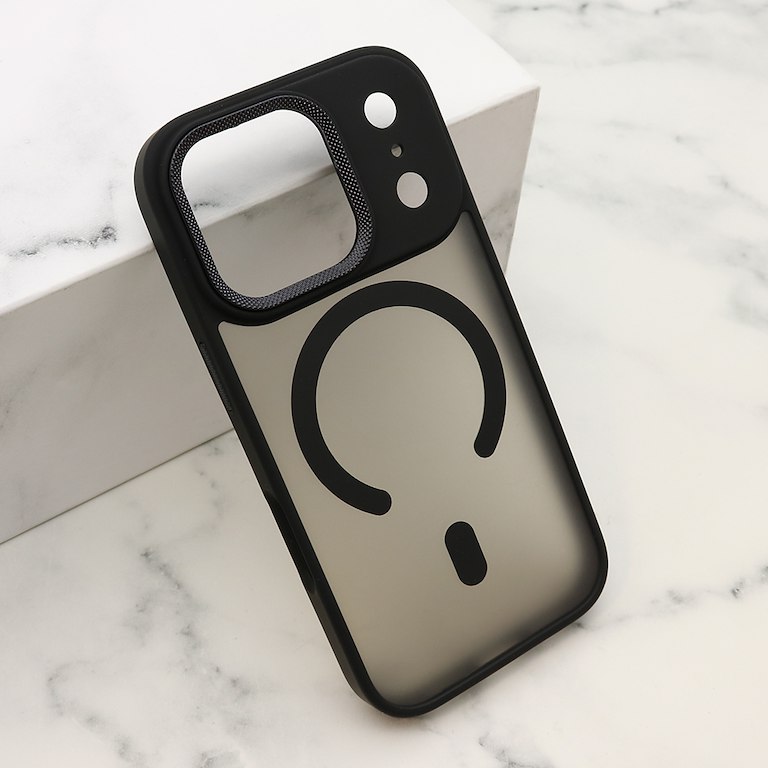 Maska SILKY MagSafe II za iPhone 17 Pro (6.3) crna
