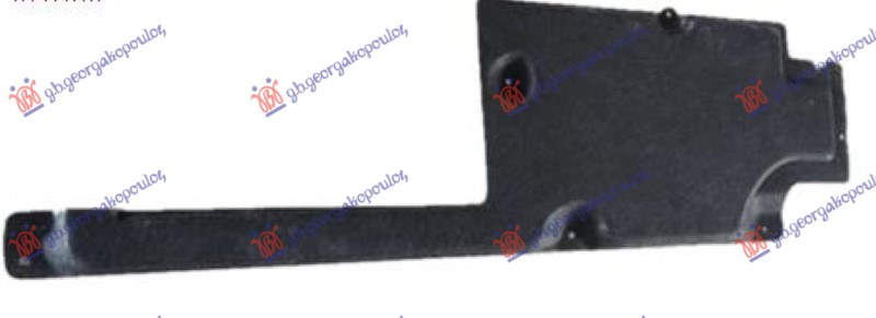 ZASTITA PODA BOCNA PLASTICNA Leva str. PORSCHE BOXSTER (981) (2012-2016) (OEM: 991 504 605 00, 99150460500)