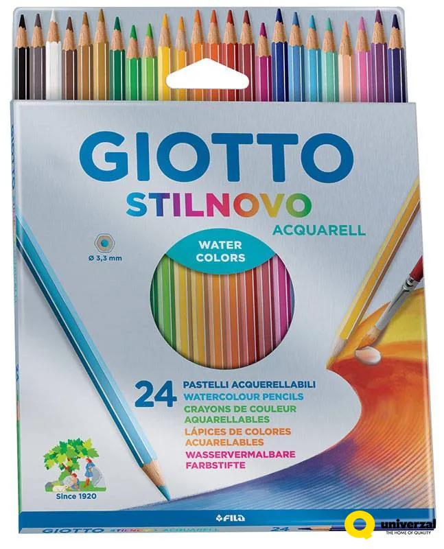 DRVENE BOJE 24/1 GIOTTO STILNOVO ACQUARELL 0255800