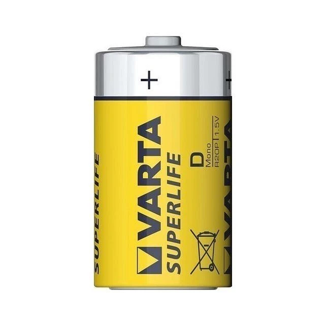 Varta baterija 1,5V R20 BL2